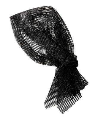 Maison Michel écharpe en résille - Noir