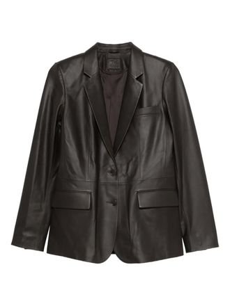 DESA 1972 veste &agrave; revers crant&eacute;s - Marron