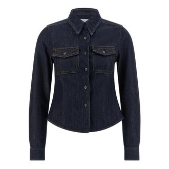 Dries Van Noten Damen, Blusen & Hemden, Blau, XSGr&ouml;&szlig;e