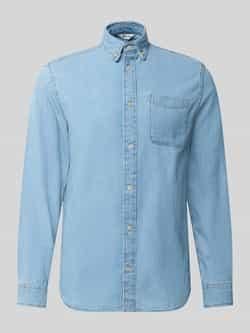 Jack & Jones Regular Fit Jeanshemd mit Brusttasche Modell BROOK