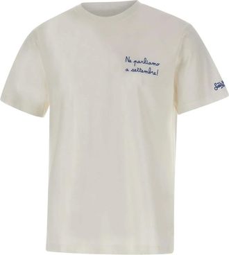 MC2 Saint Barth Homme, Tops, Blanc, Taille: 2XL T-shirt Portofino a Settembre