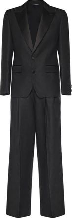 Dolce & Gabbana Homme, Costumes, Noir, Taille: L Single Breasted Suit