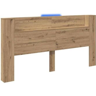 vidaXL Kopfteil Artisan-Eiche 200 x 15 x 103,5 cm Holzwerkstoff vidaXL