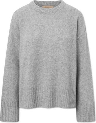 Rue De Tokyo Femme, Pulls, Gris, Taille: 42 FR Pull en Cachemire et Soie dans des Couleurs Élégantes