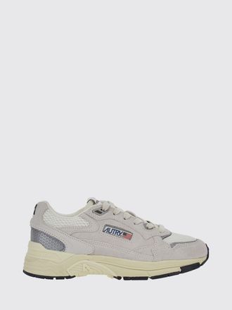 Autry Hyperway Low-Top-Sneaker aus Leder und Mesh mit zweifarbigem Design und gezackter Sohle