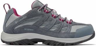 Columbia CRESTWOOD Chaussures Basses De Randonn&eacute;e Et Trekking Femme, Bleu (Zinc x Dark Fuchsia), 36.5 EU