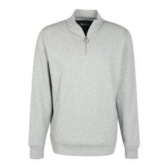 Barbour Grau Marl Half Zip Pullover - - Sweatshirts & Hoodies - Herren - Grau - L