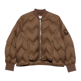 Ermanno Scervino Polyester Puffer Jacket - - Jackets - Damen - Braun - XS