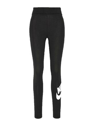 Nike Nike Damen W Nsw Essntl Lggng Futura Hr Leggings, Black/White, S EU