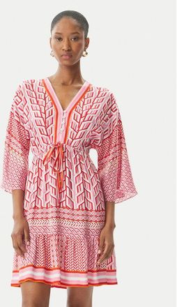 Hale Bob Sommerkleid Theia 62NT650A Rot Relaxed Fit