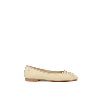 Kazar Cremefarbene Ballerinas mit einer Schleife auf der Nase - - Shoes - Damen - Beige - 39 EU