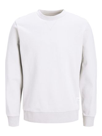 Jack & Jones Herren JJEBASIC Sweat Crew Neck, White/REG, XXXL
