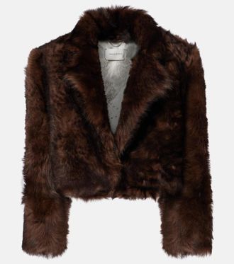 Magda Butrym Veste courte en shearling