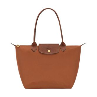 Longchamp Sac cabas Le Pliage Original M - Femme - Sacs - Brun - Taille: ONE Size