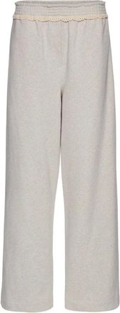Magda Butrym Femme, Pantalons, Gris, Taille: 36 FR Pantalon en Coton Gris