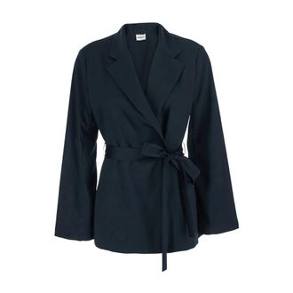 P.A.R.O.S.H. Twill Jacket - - Jackets - Damen - Blau - S