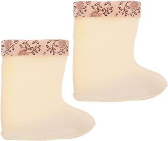 Garneck Doublures Chaudes Amovibles pour Bottes de Pluie Femmes Chaussettes Thermiques &Eacute;paisses en Tissu Imperm&eacute;able Taille 40 Protection Hiver pour Activit&eacute;s