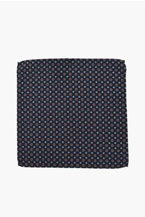 Dsquared2 Patterned Silk and Cotton Pocket Square size Unica