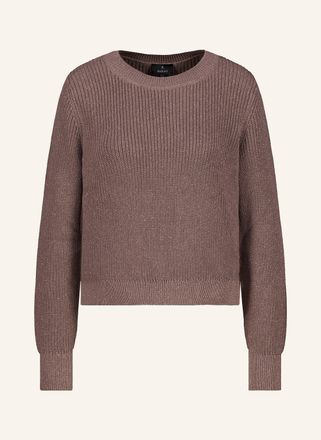 Monari Monari Pullover Mit Glitzergarn beige