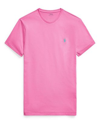 Ralph Lauren Leichtes T-Shirt mit Pony-Stickerei, Custon Slim Fit in