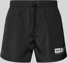 Diesel Badehose mit Label-Print Modell KEN