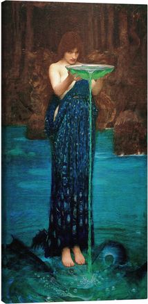 Posterlounge Circe Invidiosa Leinwandbild von John William Waterhouse 20 x 40 cm Wandbilder Wanddeko