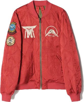 maharishi Homme, Vestes, Rouge, Taille: M Camp Hardy Tour Sukajan Jacket