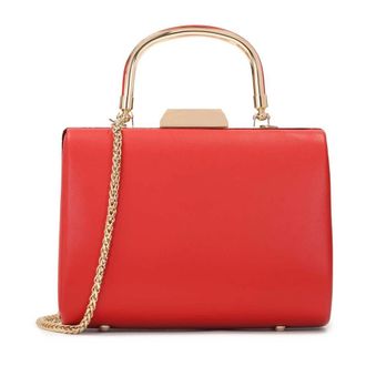 Kazar Rote Cocktail-Clutch mit Metallgriff - - Bags - Damen - Rot - ONE SIZE