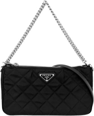 Prada Sac bandouli&egrave;re vintage doccasion - Femme - Pre-owned - Noir - Taille: ONE Size