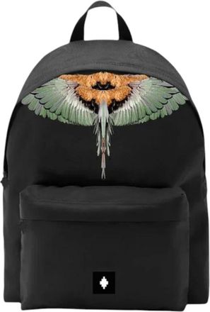 Marcelo Burlon Homme, Sacs, Noir, Taille: ONE Size Wings Backpack