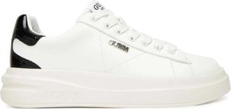 Guess Femme, Chaussures, Blanc, Taille: 38 EU Baskets Plate Unie