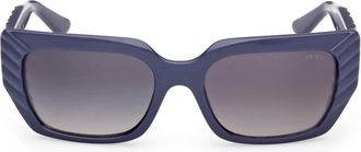 Guess unisex, Accessoires, Bleu, Taille: 55 MM Occhiali da sole