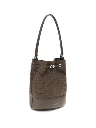 Zanellato Womens Monda Bucket Bag Beige Avorio Calf Leather Bos Taurus
