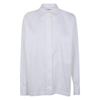 Darkpark Darkpark, Femme, Blouses et Chemises, Blanc, Taille: 36 FR Paola Wrapped Shirt