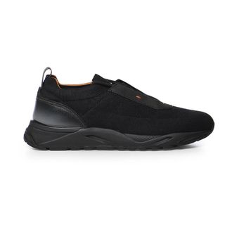 Santoni Stretch Knit Sneaker - - Shoes - Herren - Schwarzk - 45 EU