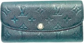 Louis Vuitton Portefeuille long (&agrave; deux volets) Pre-owned - Femme - Pre-owned - Bleu - Taille: ONE Size