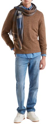 Benetton Herren Trikot G/C M/L 1235u1n67 Pullover, braun, Small