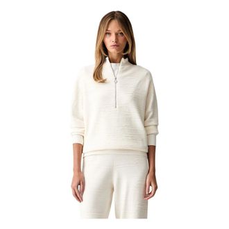 Joseph Ribkoff Pull Col Montant Cocoon - Femme - Sweatshirts et sweats &agrave; capuche - Beige - Taille: 38 FR
