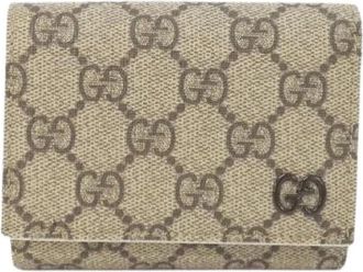 Gucci Pre-owned Toile petite-maroquinerie - Femme - Pre-owned - Beige - Taille: ONE Size