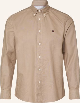 Tommy Hilfiger Oxfordhemd Regular Fit beige