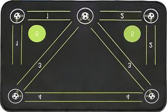Generic Fu&szlig;ball Fertigkeiten Trainingsmatte | 50 x 80 cm Rutschfeste Kieselgur Trainingsmatte | Sto&szlig;d&auml;mpfende Matte f&uuml;r Fu&szlig;balltraining | F&uuml;r Ballkontrolle Fu