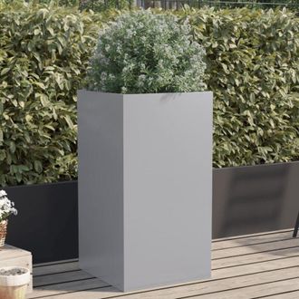 vidaXL Jardini&egrave;re argent&eacute; 42x38x75 cm acier galvanis&eacute; Vidaxl