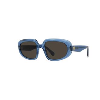 Loewe Lunettes de soleil Anagram - Femme - Accessoires - Bleu - Taille: 54 MM