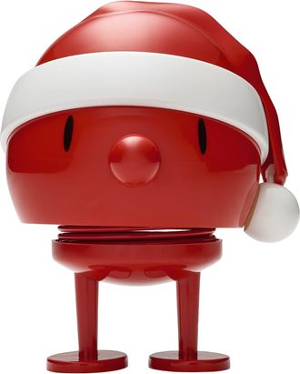 Hoptimist Skandinavisches Design - Weihnachtsfigur - Small Santa Bumble - Höhe: 10,5 cm - Rot - Geschenkidee