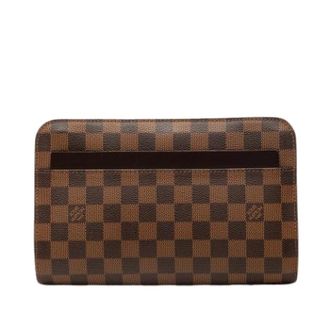 Louis Vuitton Pre-owned Saint Paul Clutch - Femme - Pre-owned - Brun - Taille: ONE Size