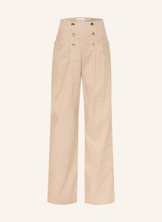 Claudie Pierlot Claudie Pierlot Marlenehose Mit Leinen beige
