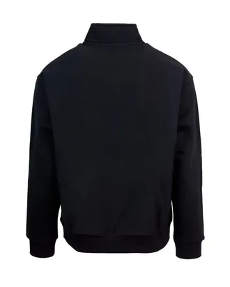 Carhartt Work in Progress Mens Half-Zip Sweatshirt American Script Black Cotton Sweatshirts Sweater