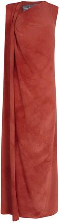 Cortana Femme, Robes, Rouge, Taille: 38 FR Asymmetric Wrap Maxi Dress