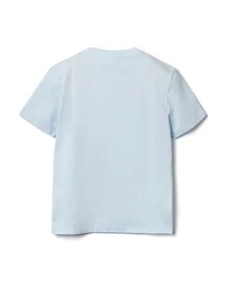 Lanvin Embroidered Script Logo T-Shirt - Blue