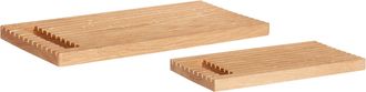 H&uuml;bsch Planche &agrave; d&eacute;couper en ch&ecirc;ne FSC - Set de 2 H&uuml;bsch